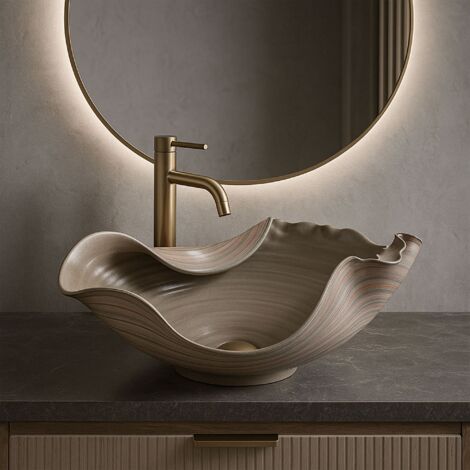 LAVABO DA APPOGGIO IN CERAMICA REA HM-17 HANDMADE ART