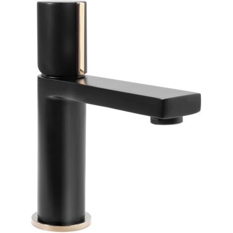 RUBINETTO LAVABO REA ICON BLACK LOW