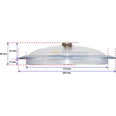 Coperchio trasparente + anello per filtri AstralPool