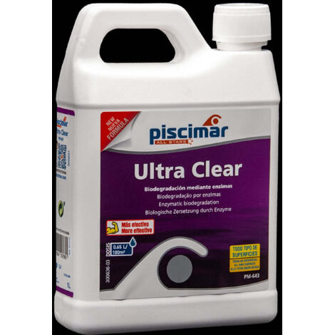 Super clarificante ULTRA CLEAR, 1 L. PM-643. Piscimar.