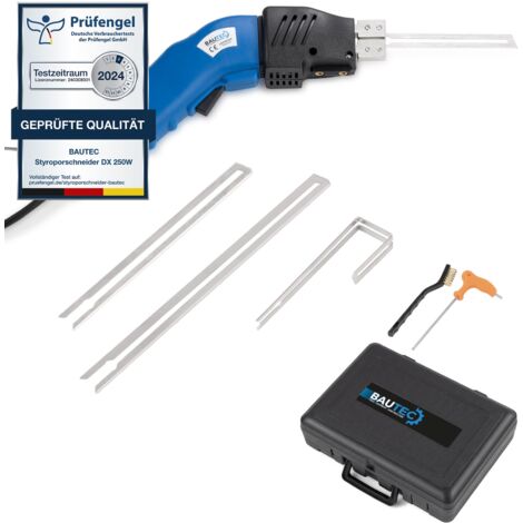 BAUTEC Styroporschneider Styrocutter 250 W » Set 5 » Dauerbetrieb
