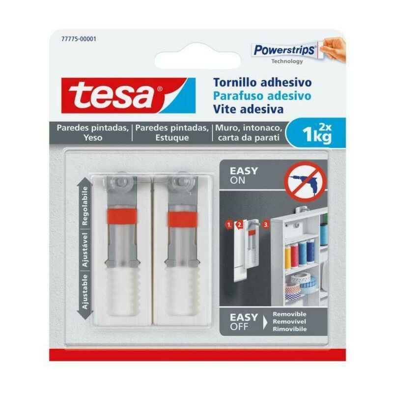 Tesa 2 klebeschrauben+3 streifen 1kg 77775-00001-00