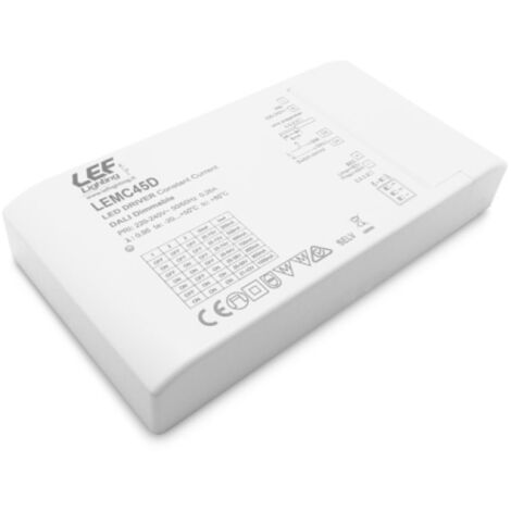 Lef mehrstrom-led-netzteil max. 45w dimmbar mit dali/tastensignal - lemc45d