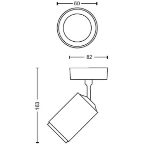 Philips hue fugato 5.7w 2000-6500k weiß - 31969100