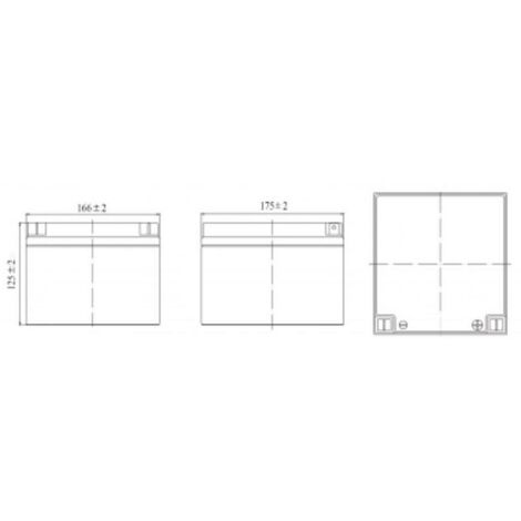 Velamp wiederaufladbare blei-säure-batterie 12v 26ah - 23734