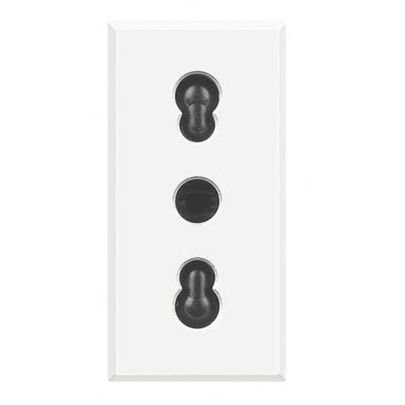 Bticino Axolute Bivalent outlet Blanco HD4180