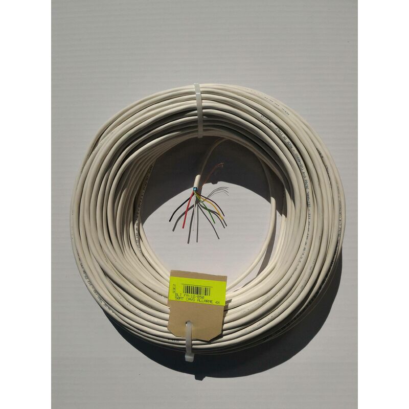 Cable de alarma con vigilancia de 50 metros 6 conductores de los cuales ...