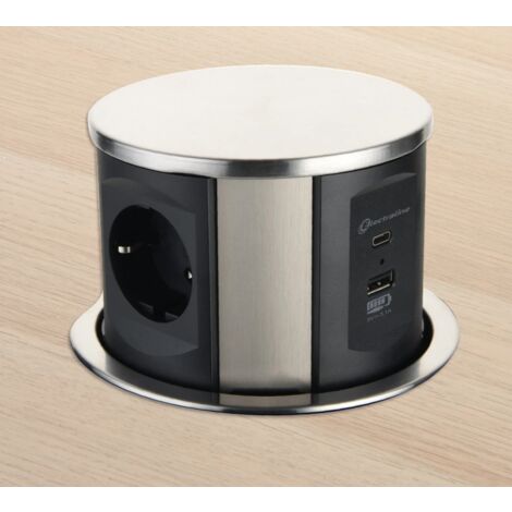 Electraline multienchufe 5 tomas 3 tomas schuko + 2 tomas usb - 62571