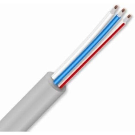 Cable telefónico electraline 1 par+t 10m gris - 14000