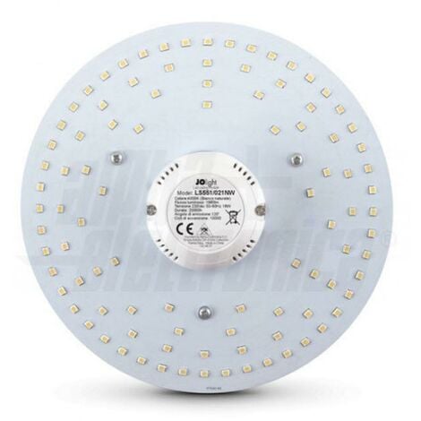 Alpha electronic led circular 18w 4000k diámetro 15cm - ls551/021nw