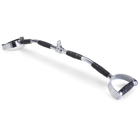 Strongology 34” LAT BAR ATTACHMENT Multi Grip Professional Gym Exercise ...