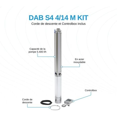 DAB S4 4/14 M Pompe immergée kit