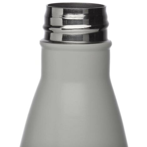 BOTELLA GRIS MATE 500ML ACERO INOXIDABLE