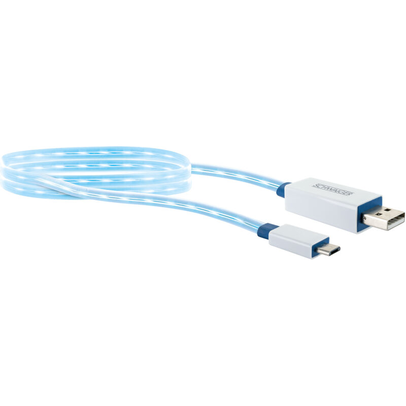 80 cm USB zu Micro-USB Kabel – Kompakte Verbindungslösung in Weiß