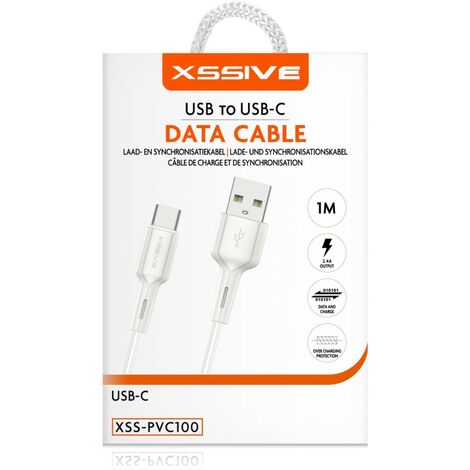 Lade- und Datenkabel Kompatibel mit USB-C Auto Disconnect 1m