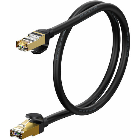 Baseus Speed Seven Netzwerkkabel RJ45 10Gbps 0,5m schwarz (WKJS010001)