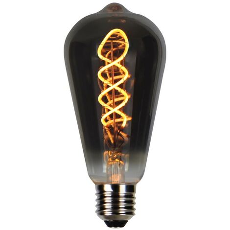 LED Line Prime LED BIRNE E27 4W 1800K 150LM 220-240V Filament ST64 Retro Vintage Graphit Dimmbar
