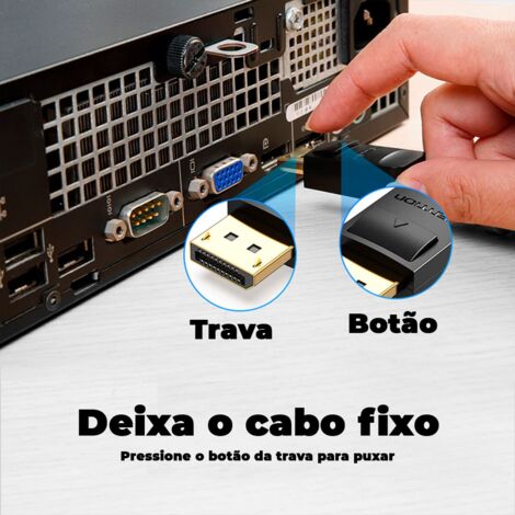 DisplayPort-zu-VGA-Kabel 1080P 60 Hz 2 Meter