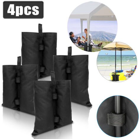 SWANEW 4X Pavillon Sandsäcke Garten Pavillon Gewichte Set Outdoor ...