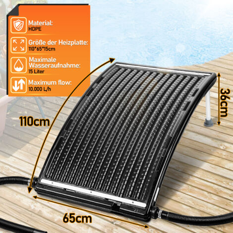 SWANEW Sonnenkollektor Solar Poolheizung Solarheizung Pool Heizungen Solaranlage Warmwasser ...