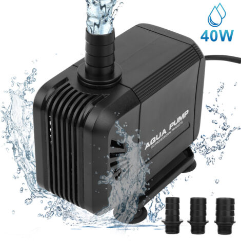SWANEW 40W 3000/h Springbrunnenpumpe Teichpumpe Wasserspielpumpe Gartenpumpe Bachlaufpumpe ...