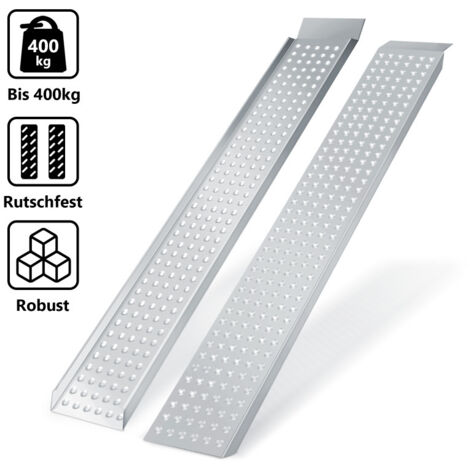 2X Auffahrrampe Verladerampe Rampe Verladeschiene Auto Laderampe für ...