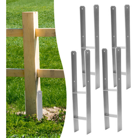 SWANEW 4x Pfostenanker Pfostenschuhe Pfostenträger H-Träger ...