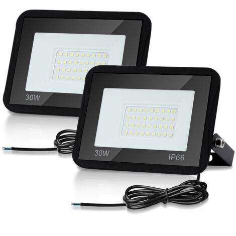 SWANEW 30W 2x LED Fluter LED Strahler Wasserdicht Flutlicht Außenstrahler Outdoor ...