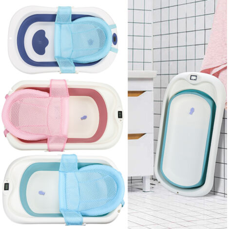 SWANEW Baby Badewanne Neugeborenen Faltbare Babywanne Kinderbadewanne ...