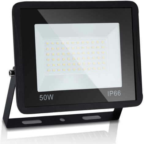 SWANEW LED Fluter Flutlicht Strahler 50W Scheinwerfer Baustrahler Außen Lampe IP65 Kaltweiß
