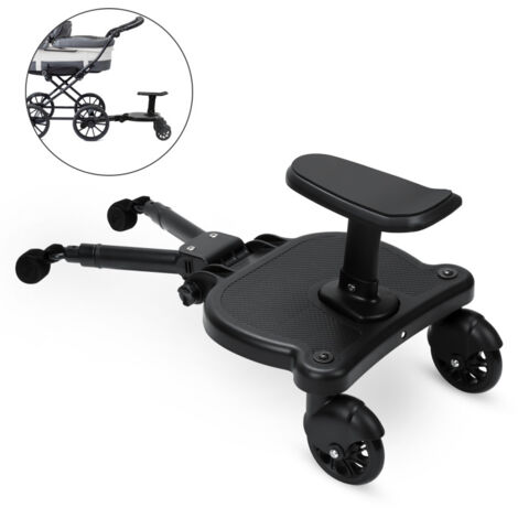 SWANEW Buggy Board mit Sitz Kiddyboard Kinderwagen Board Trittbrett ...