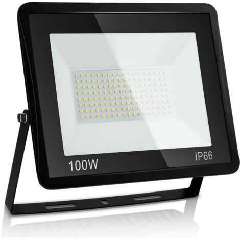 SWANEW LED Fluter Flutlicht Strahler 100W Scheinwerfer Baustrahler Außen Lampe IP65 Kaltweiß