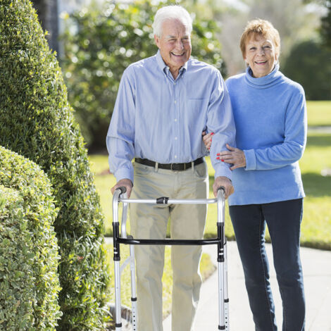 TolleTour Rollator Gehgestell faltbar & leicht aus Alu. 5/8-fach ...