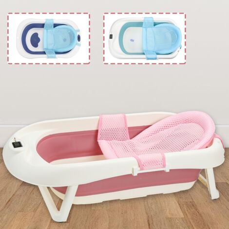 SWANEW Baby Badewanne Neugeborenen Faltbare Babywanne Kinderbadewanne ...