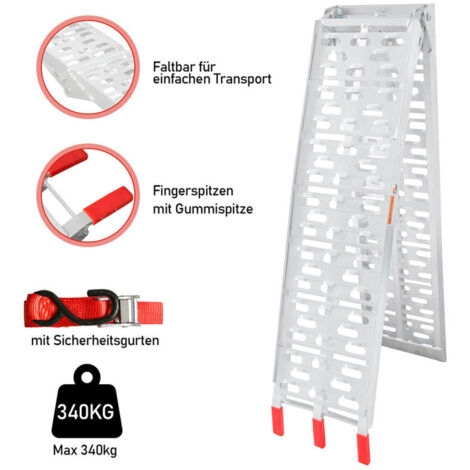 TolleTour Auffahrrampe Verladerampe Rampe Verladeschiene Auto Laderampe ...