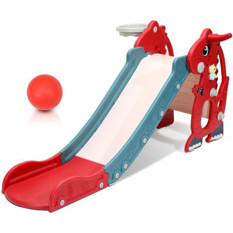 TolleTour Kinderrutsche Baby 145 cm Gartenrutsche 4 in 1 Rutsche ...
