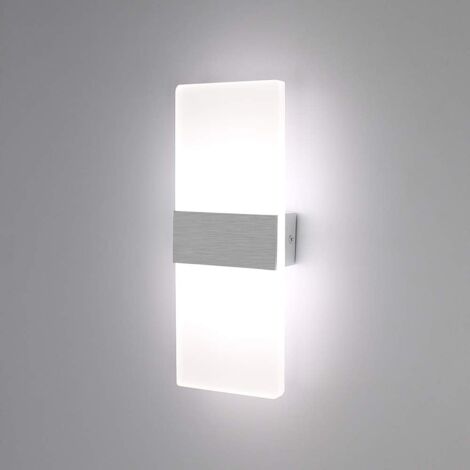 Simple Led Wall Light Indoor 6W Minimalist Wall Lights Modern Acrylic ...