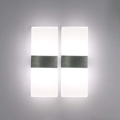 Simple Led Wall Light Indoor 6W Minimalist Wall Lights Modern Acrylic ...