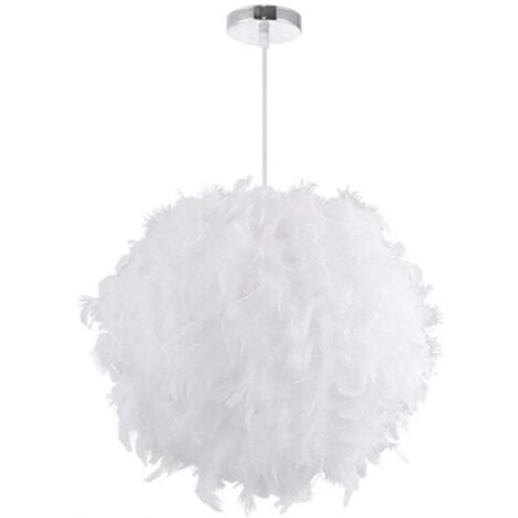 Feather Ceiling Light 30CM Pendant Light Shade Modern Chandelier E27 ...