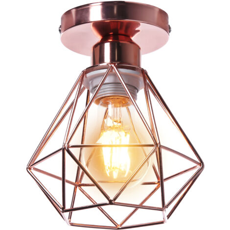 Modern Vintage Ceiling Lights Ø16CM Metal Ceiling Light, Minimalist ...