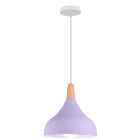 Nordic Modern Chandelier Minimalist Pendant Light Purple Creative ...
