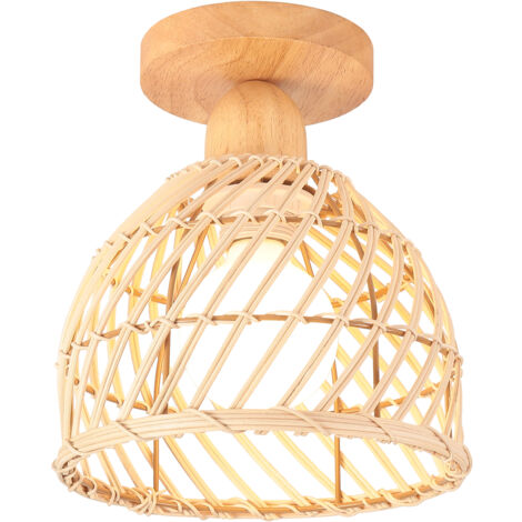 Modern Ceiling Light Bamboo Ceiling Lights Retro Ceiling Light Indoor ...