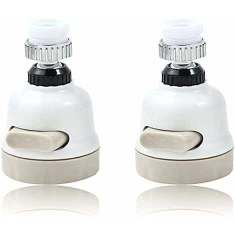 Norcks 2PCS Kitchen Tap Spray Head,Tap Aerator 360 Swivel,Faucet ...