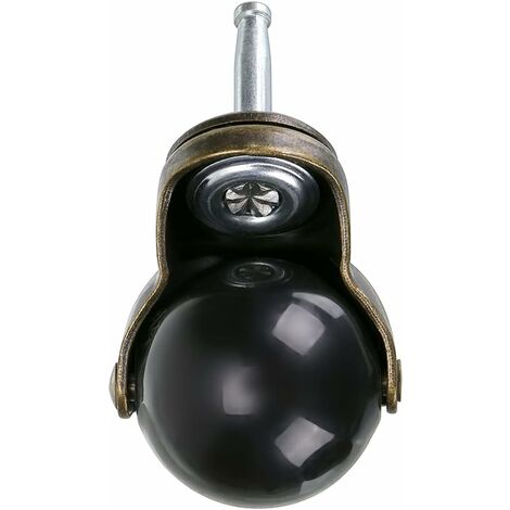 Norcks 40MM Bronze Ball Wheel, Furniture Casters With Sockets, Rounded ...