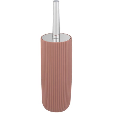WENKO WC-Garnitur Agropoli Altrosa, WC-Bürstenhalter, Rosa, Kunststoff rosa