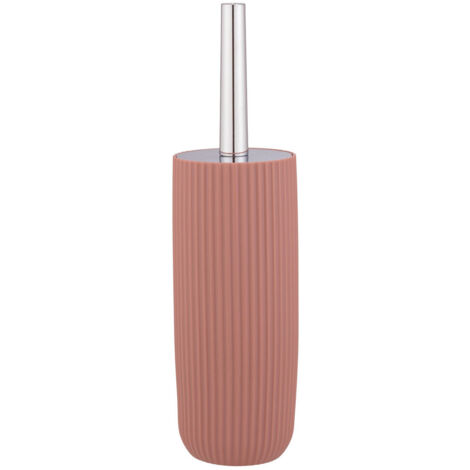 WENKO WC-Garnitur Agropoli Altrosa, WC-Bürstenhalter, Rosa, Kunststoff rosa