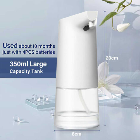 Dispensador de Jabón 350 ml Difusor Sensor Infrarrojos LBTN