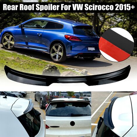 Ventana trasera Techo Spoiler Parasol Visor de lluvia Parabrisas para Volkswagen Scirocco 2015+ LBTN