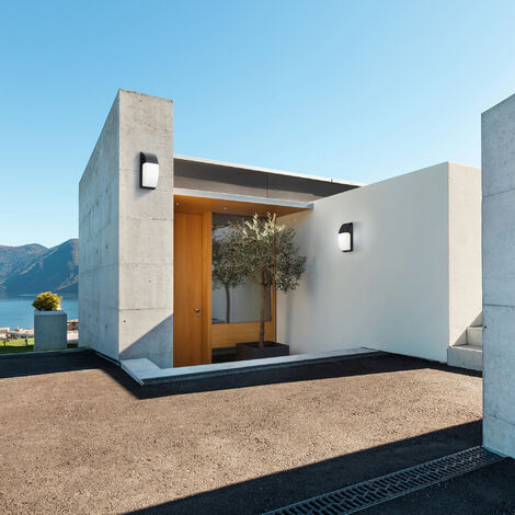 FORLIGHT AREA (2uds) wandleuchte IP65 E27 23W schwarz 1263lm