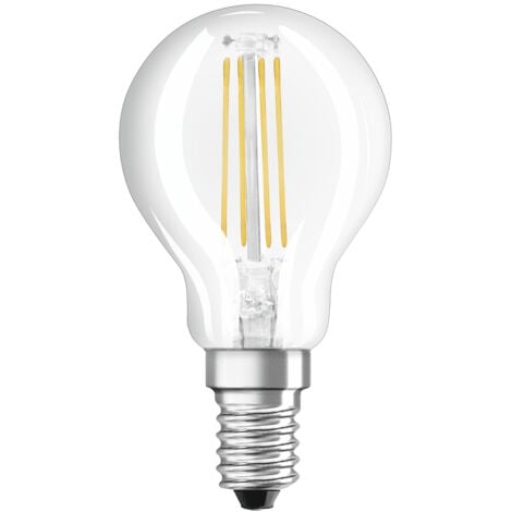 Ledvance Classic LED E14 Poire Filament Claire 4.8W 470lm - 827